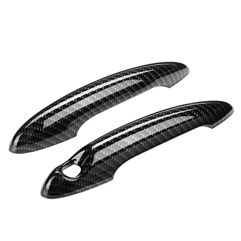 ~Carbon Fiber Outside Exterior Door Handle Cover Trim for BMW MINI ...