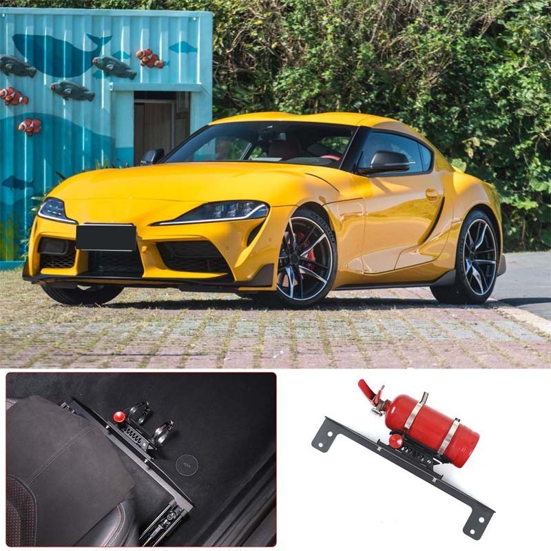유For 2019-2022 Toyota GR Supra MK5 A90 Aluminum Alloy Black Car Co ...