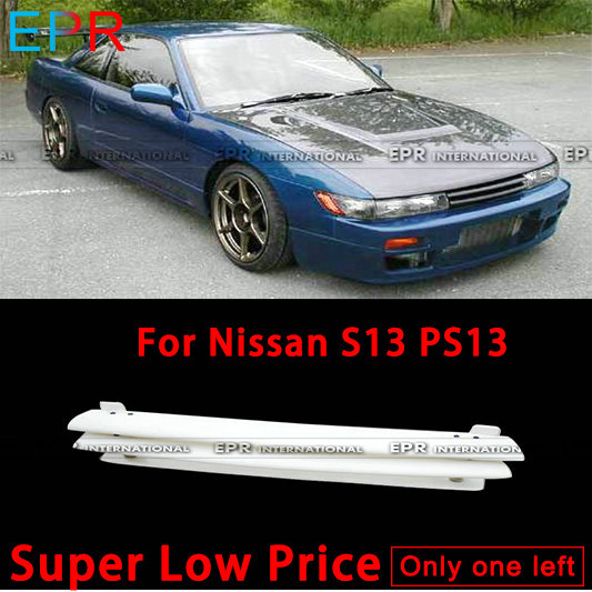 For Nissan S13 PS13 Silvia GTR Style FRP Unpsinyrf Fiber Glass Front Grille Trim Cover ...