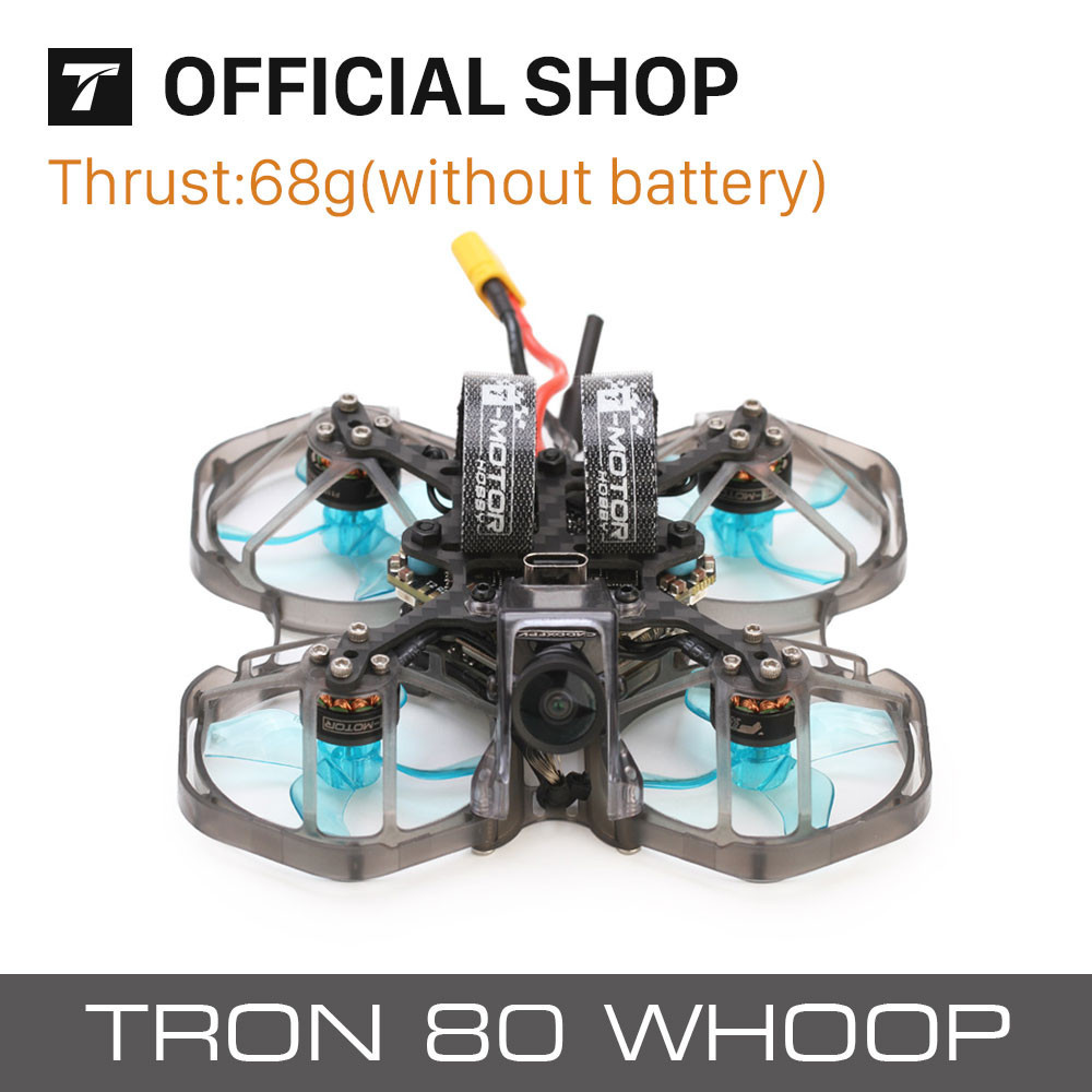 ♡T-motor TRON 80 WHOOP HD Digtal VTX Drone 80mm FPV Frame For Freestyle ...