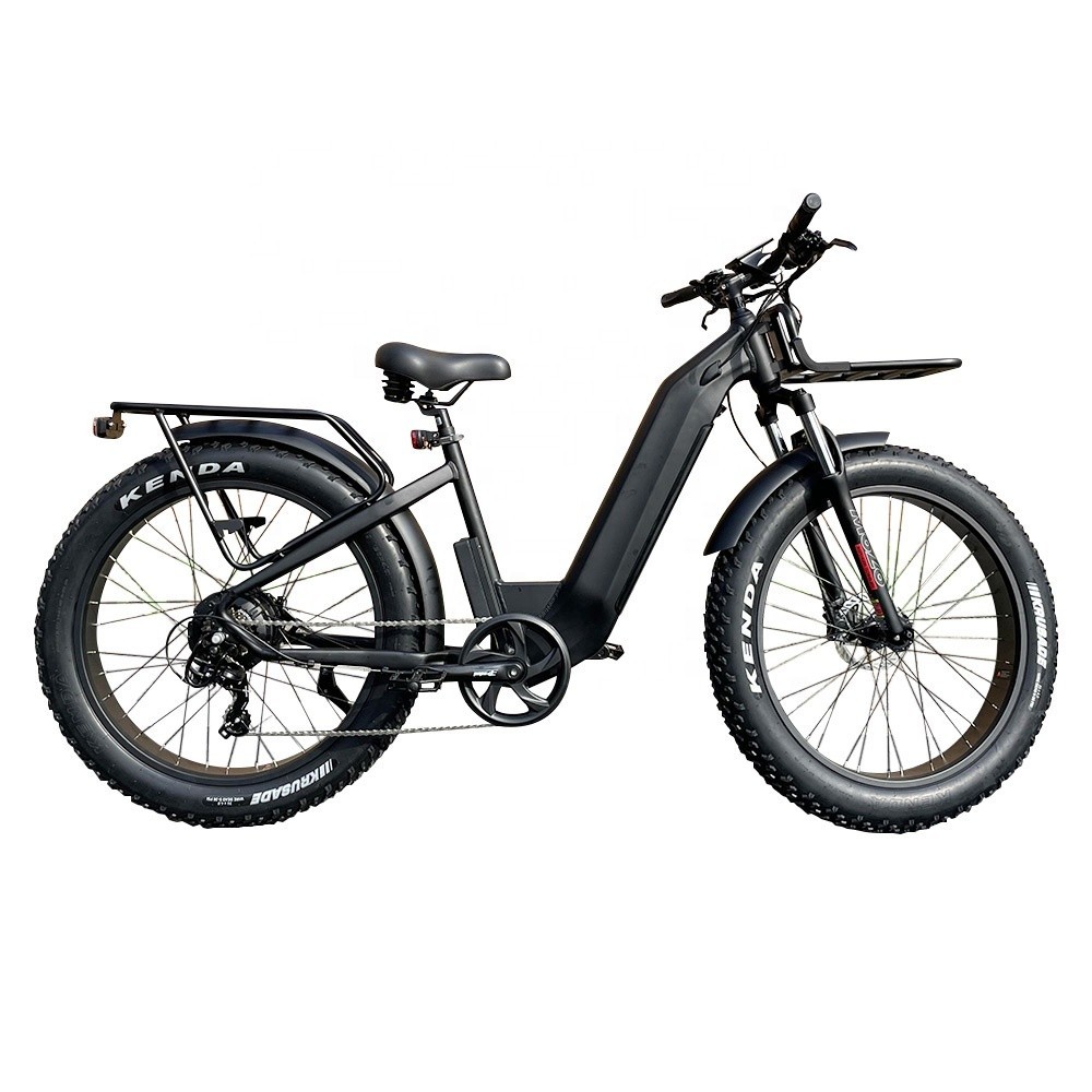 ♚Ready to ship 750w powerful electric bicycle 26 inch fat tire city ...
