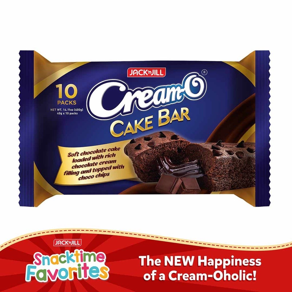 Cream-O Cake Bar (37g x 10) | Shopee Philippines