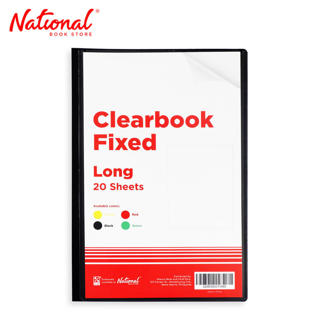 Best Buy Clearbook Fixed Long 20 Sheets - Filing Supplies | Shopee ...