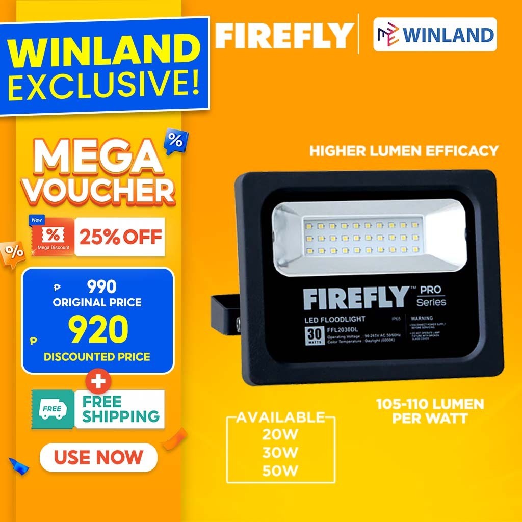 Firefly by Winland PRO LED Floodlight 20 Watts / 30 Watts / 50 Watts ...
