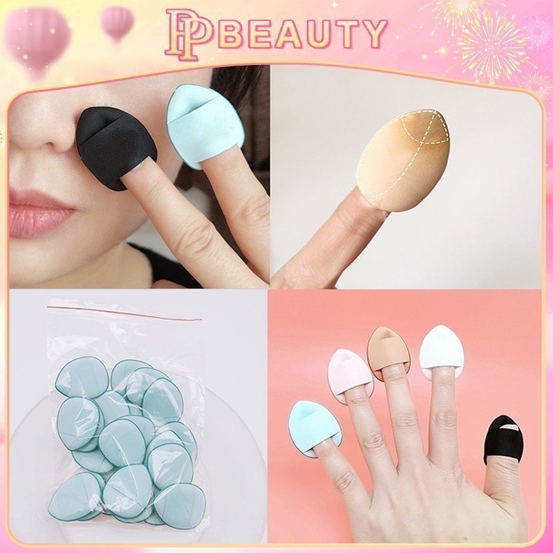 Mini Size Finger Puff Set Makeup Sponge Concealer Detail Puff ...