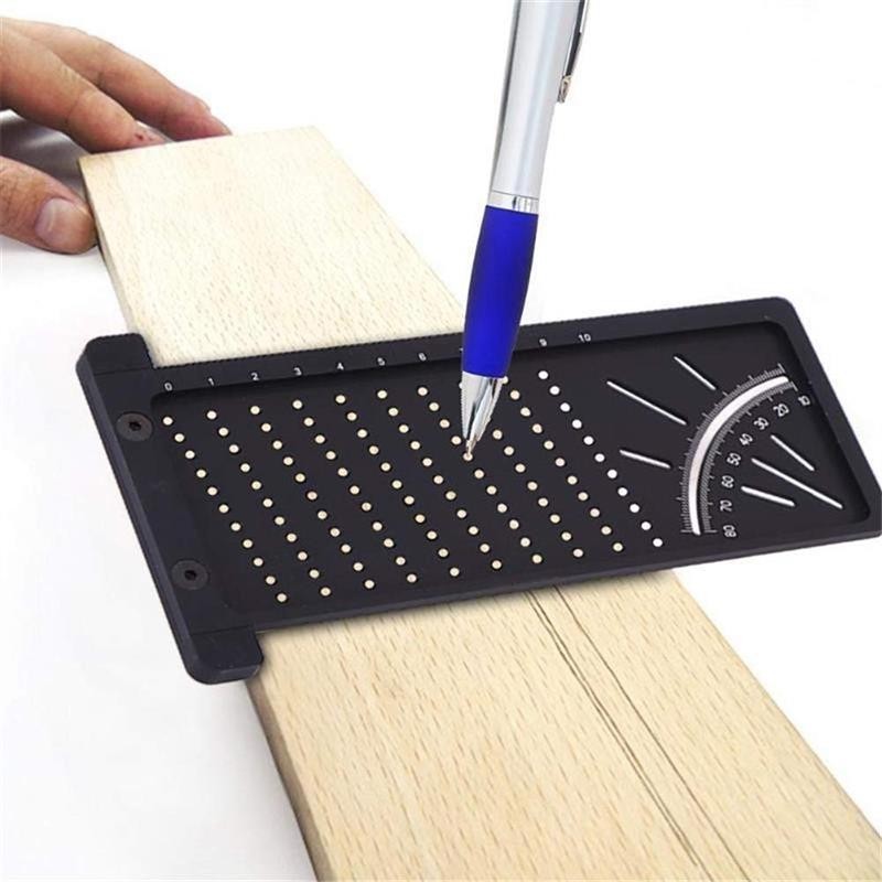 Plastic Precision Woodworking Scribe Mark Line Gauge T-type Cross-out ...