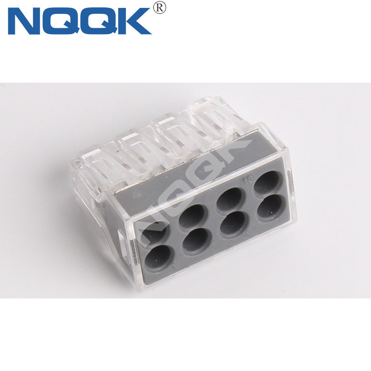 8 wire pin Plug spring clamp connector cage universal terminal ...