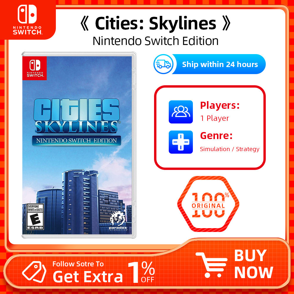 ️Nintendo Switch Game- Cities: Skylines - TV Tabletop and Handheld Mode ...