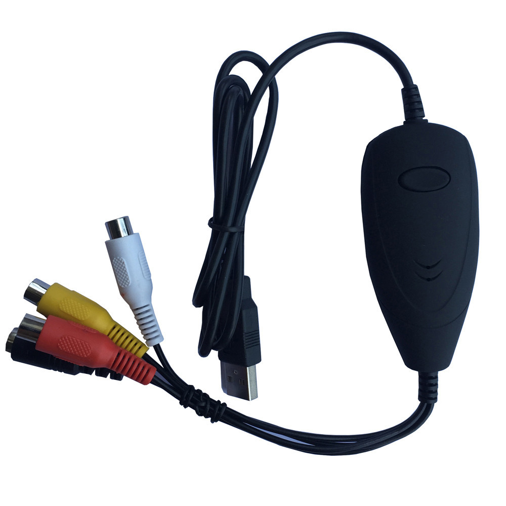 ~Analog Video Audio to Digital Capture Card Recorder USB2.0 for Windows ...