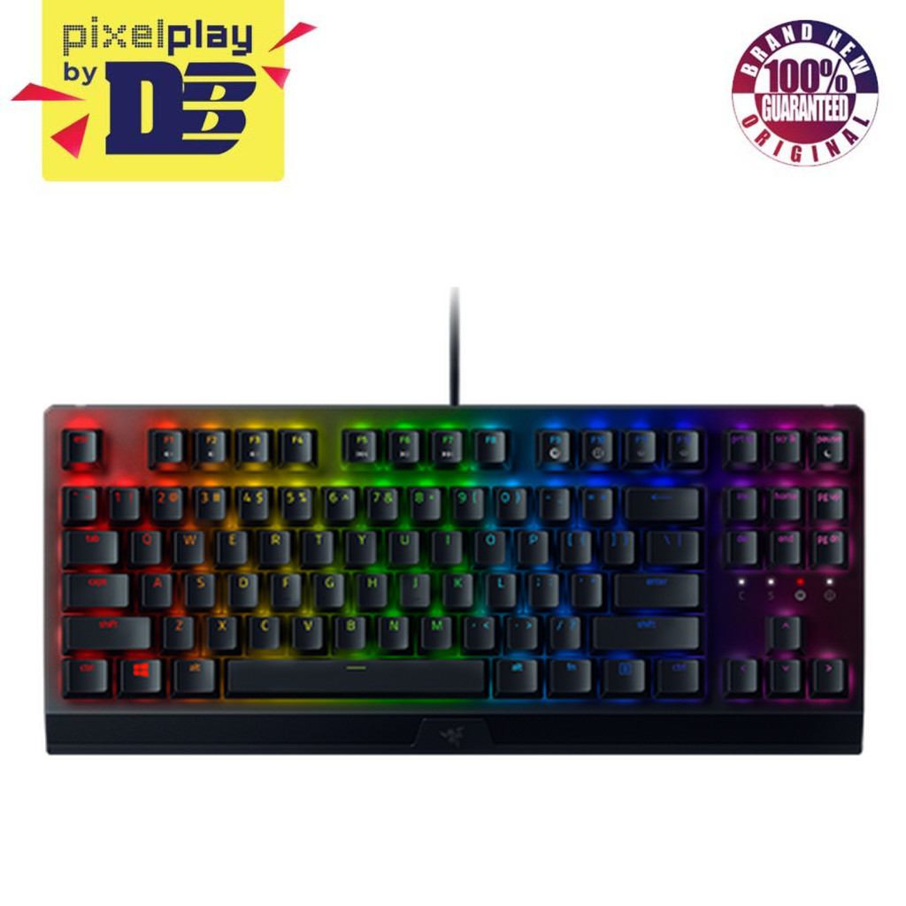 Razer Blackwidow Chroma V3 Tenkeyless Mechanical Gaming Keyboard (Green ...