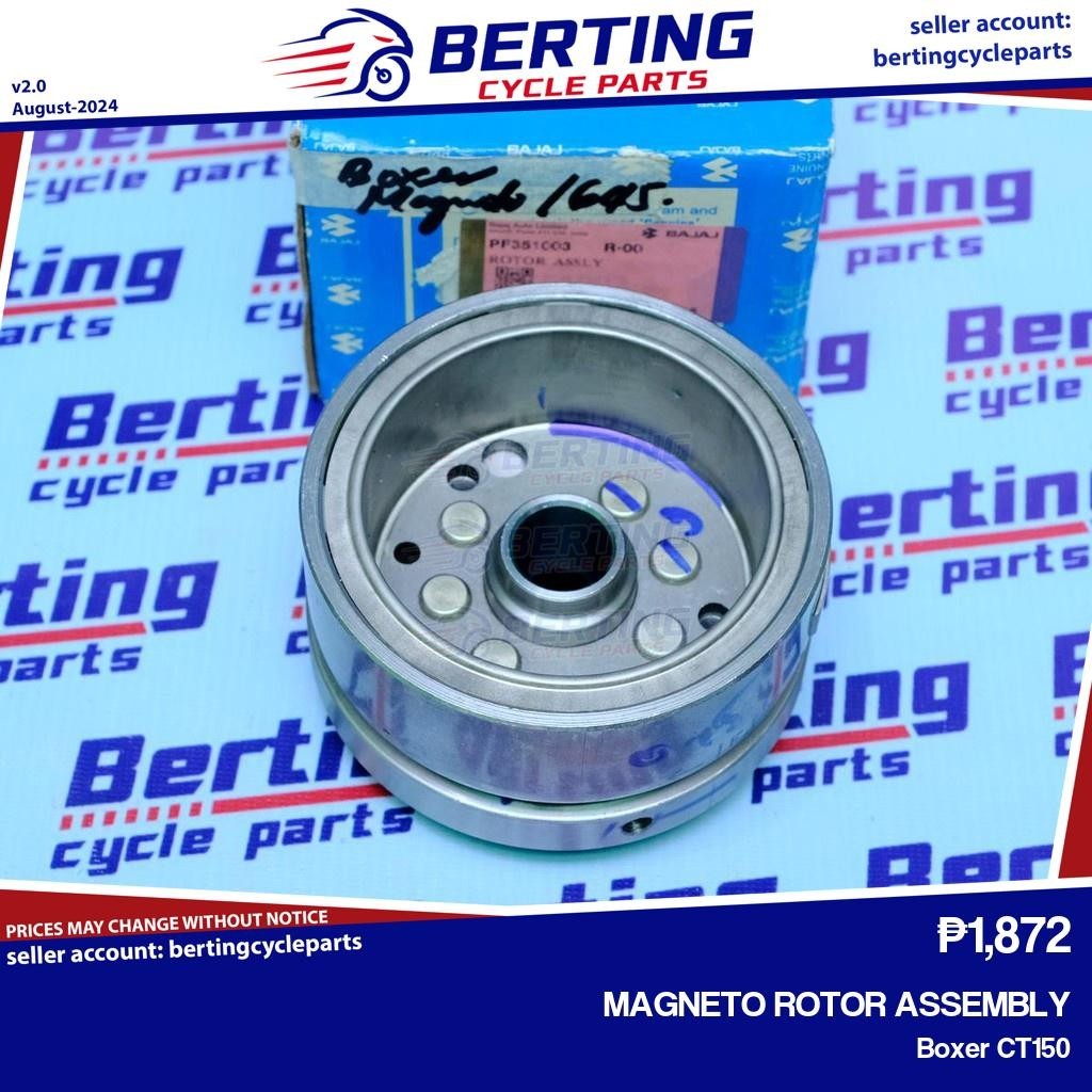 MAGNETO ROTOR ASSEMBLY Boxer CT150 Genuine PF351003 | Shopee Philippines