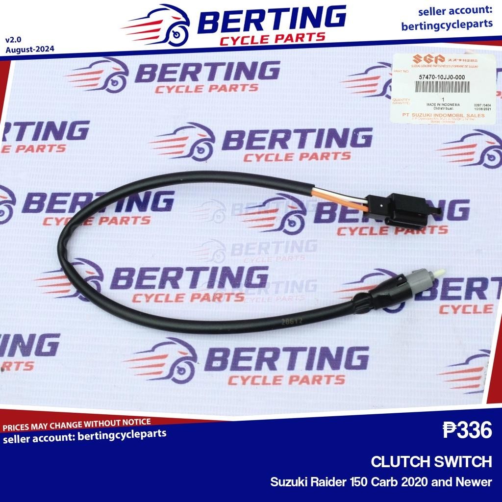 SGP CLUTCH SWITCH Suzuki Raider 150 Carb 2020 and Newer Genuine 57470 ...