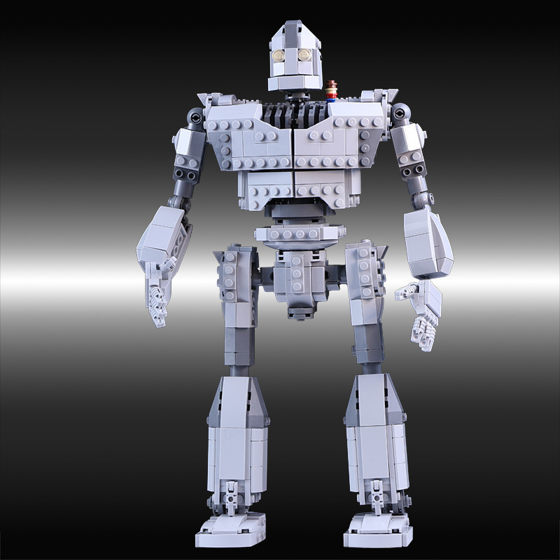 MOC 2024 New The Iron Giant Robot Building Blocks Set Movie Series ...