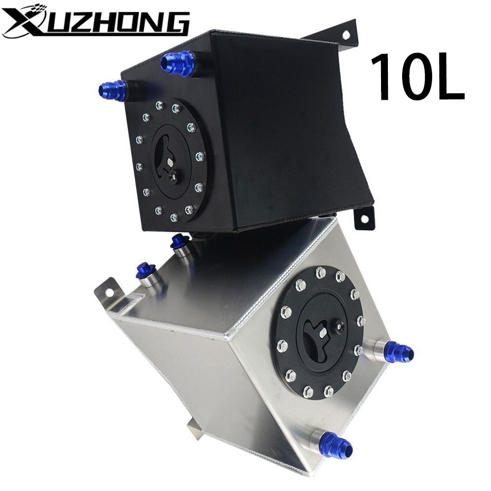유Universal 2.5 Gallon 10L Aluminum Race Fuel Cell Fuel Surge Tank Oil ...