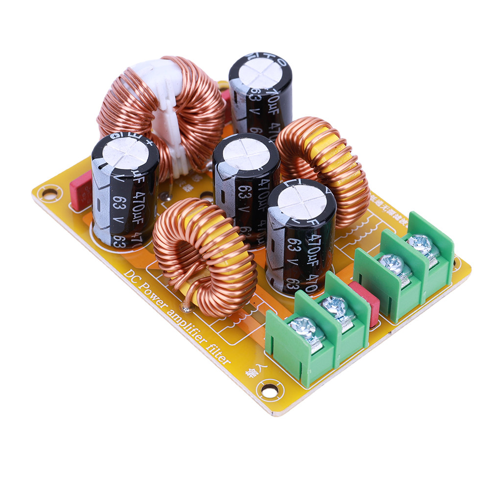 ☭DC LC EMI Electromagnetic Interference Filter 50V Low-Pass ...