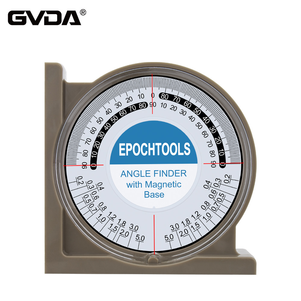GVDA Angle Finder Magnetic Angle Locator Slope Protractor Level Meter ...