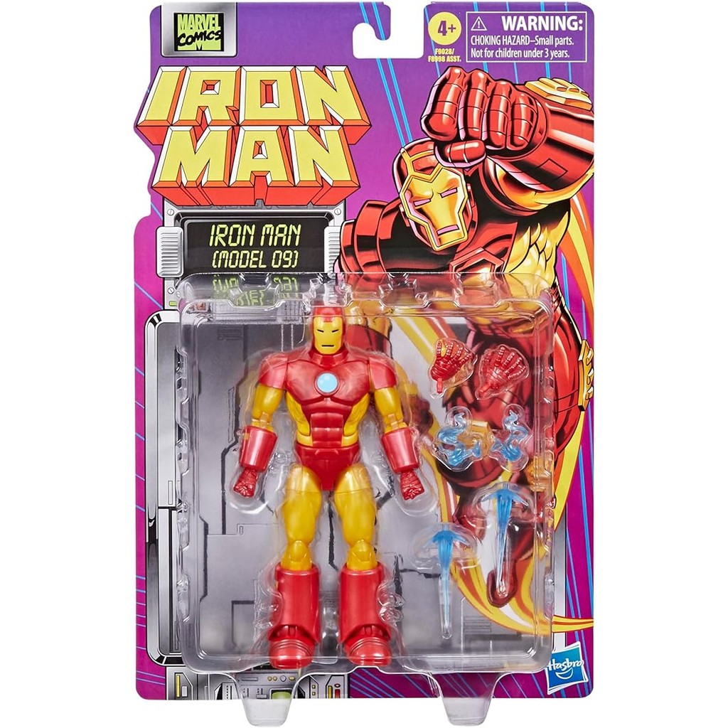 Marvel Legends Retro Iron Man (Model 09) | Shopee Philippines