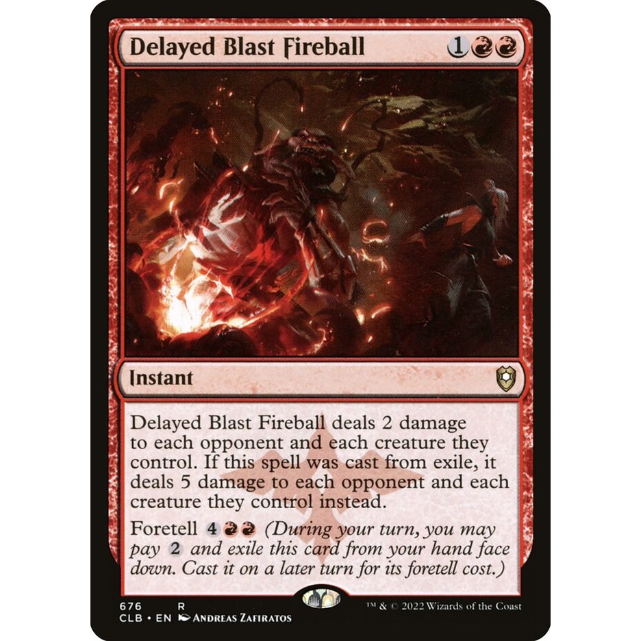 Pr0xy Card - Delayed Blast Fireball | Battle for Baldur's Gate (CLB ...