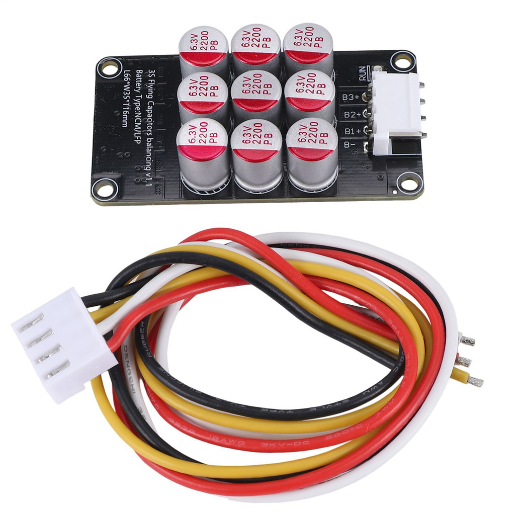 1PCS 3S Active Equalizer Balancer Lifepo4 / Lipo/ LTO Battery Energy Equalization Capacitor BMS ...
