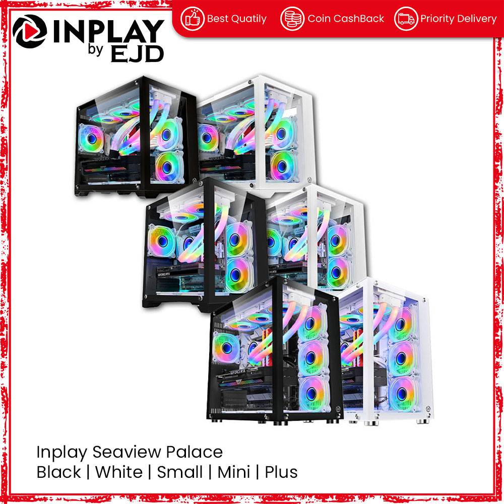 Inplay Seaview Palace Tempered Glass Gaming Case | Inplay by EJD ...
