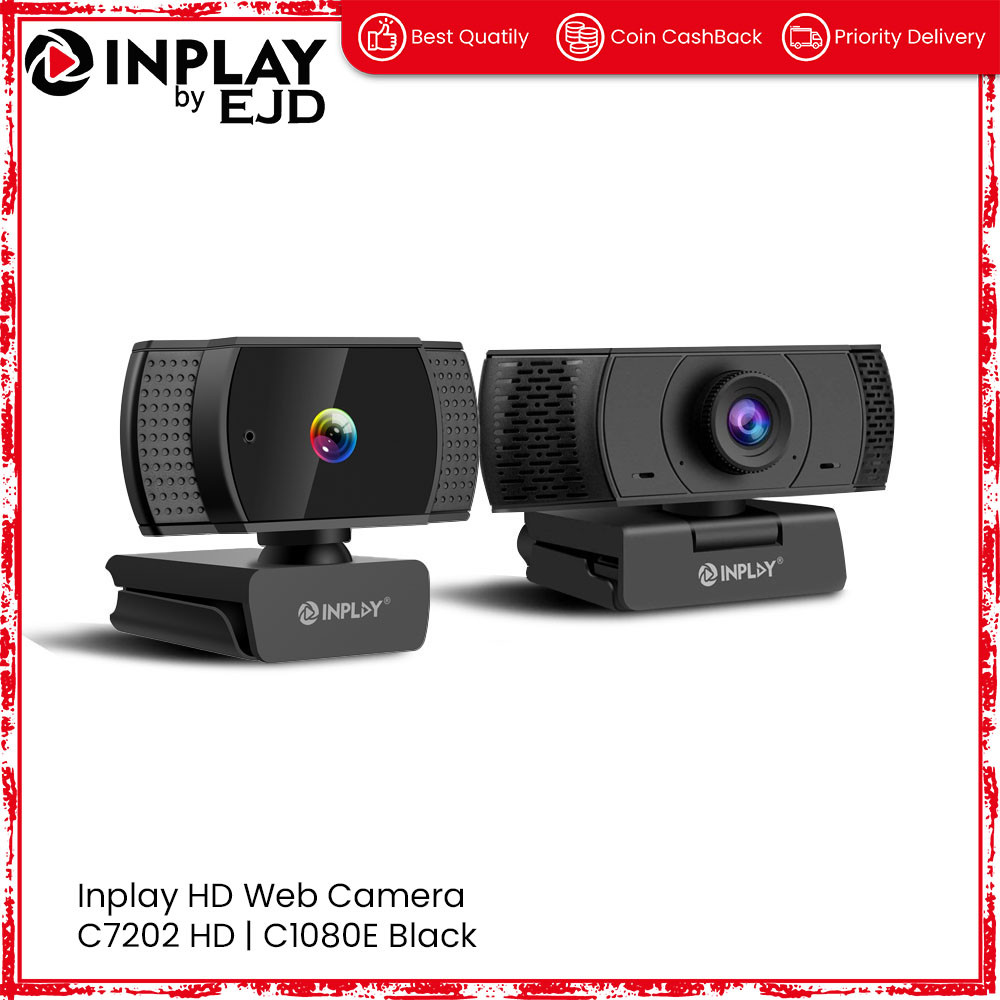Inplay C1080E | FHD 1080 Built-in Microphone Webcam | Inplay by EJD ...