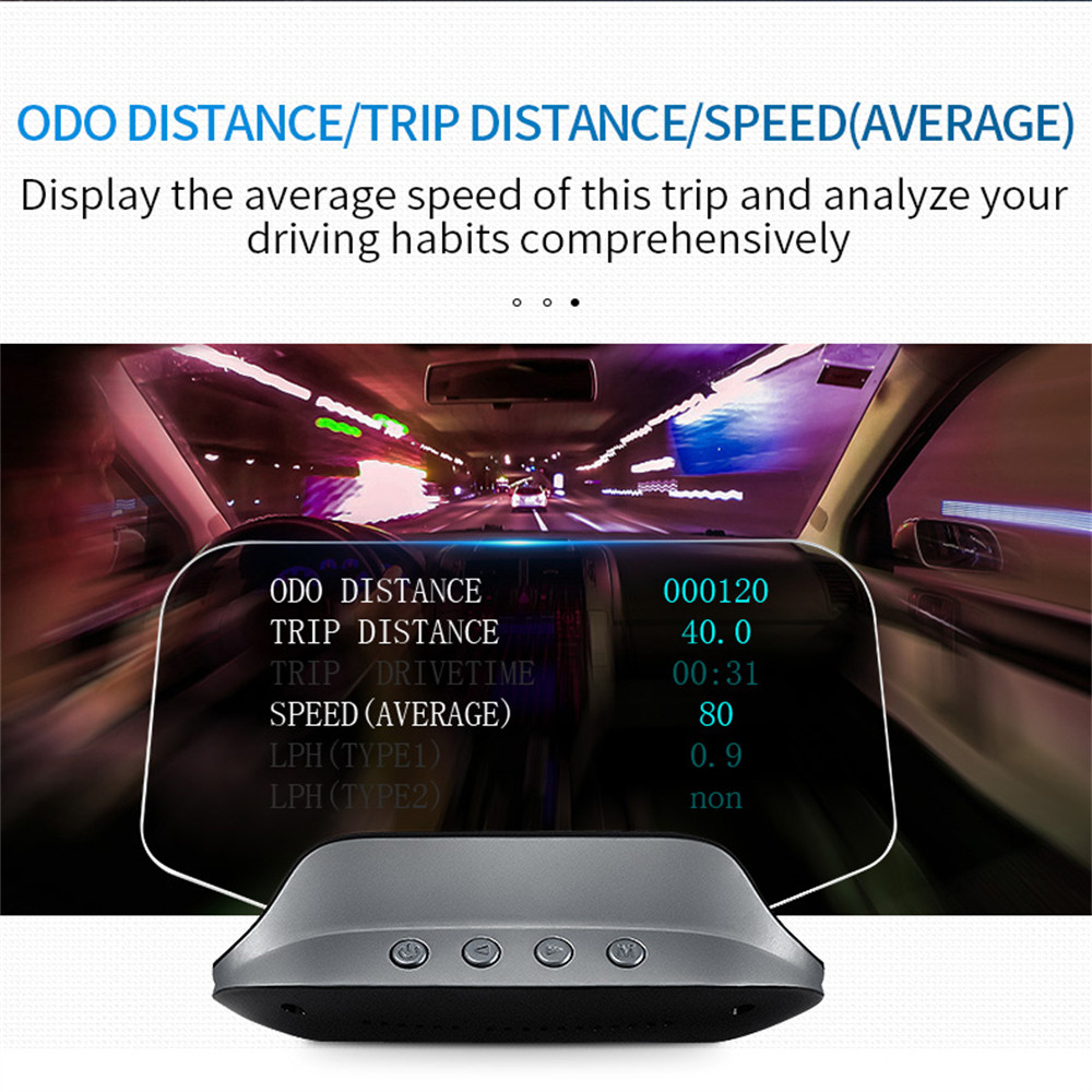 ♡Universal OBD HUD C3 Auto Projector Hud Navigation GPS Obd2 Eobd ...
