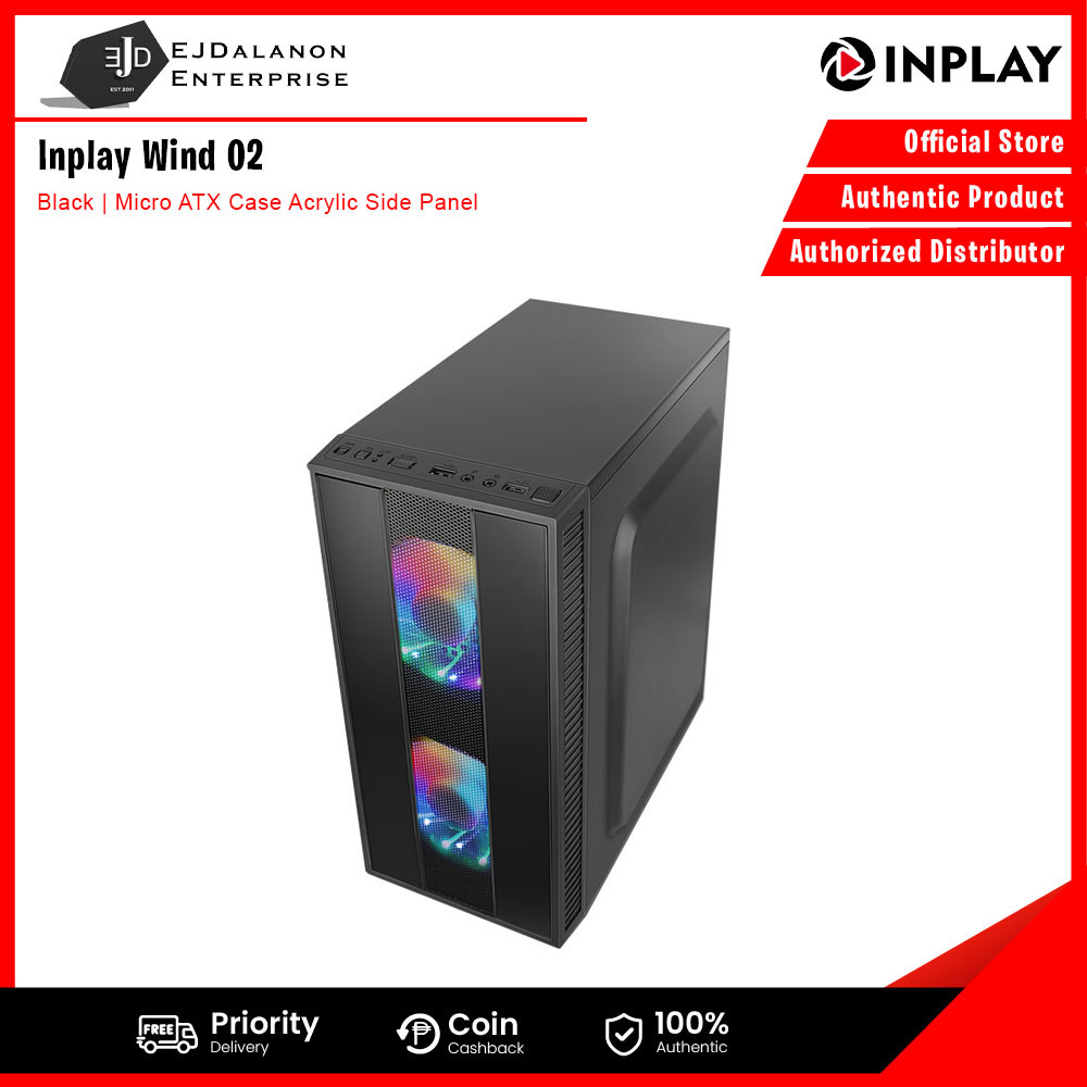 INPLAY Wind 02 Micro ATX PC Case | Shopee Philippines