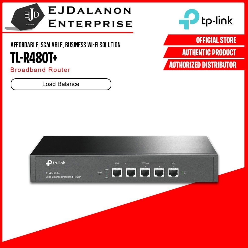 TP-Link Tl-R480T+ Desktop/Rackmount Load Balance Broadband Router ...