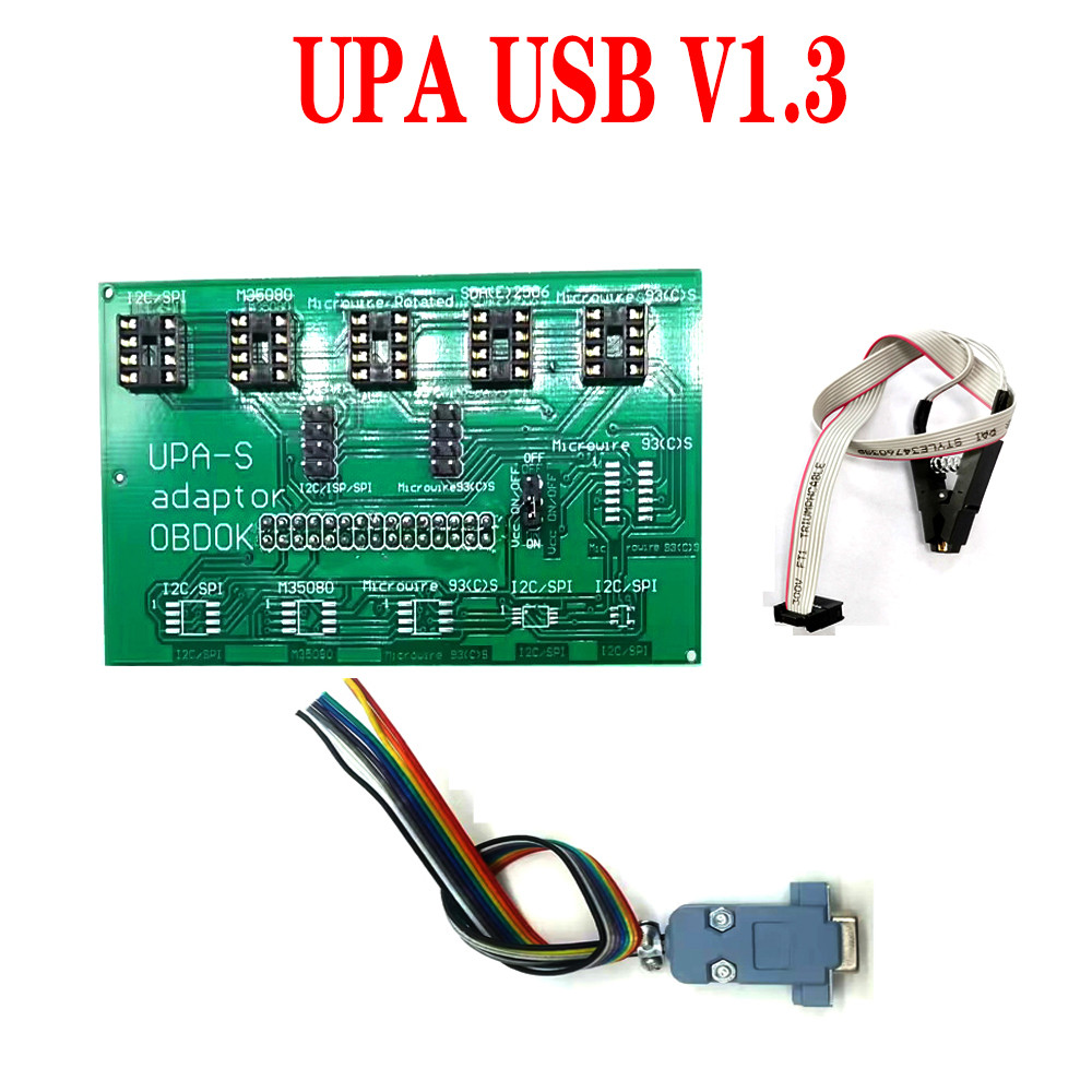 】UPA USB Universal Eeprom Adapter UPA USB V1.3 ECU Programmer For I2C ...