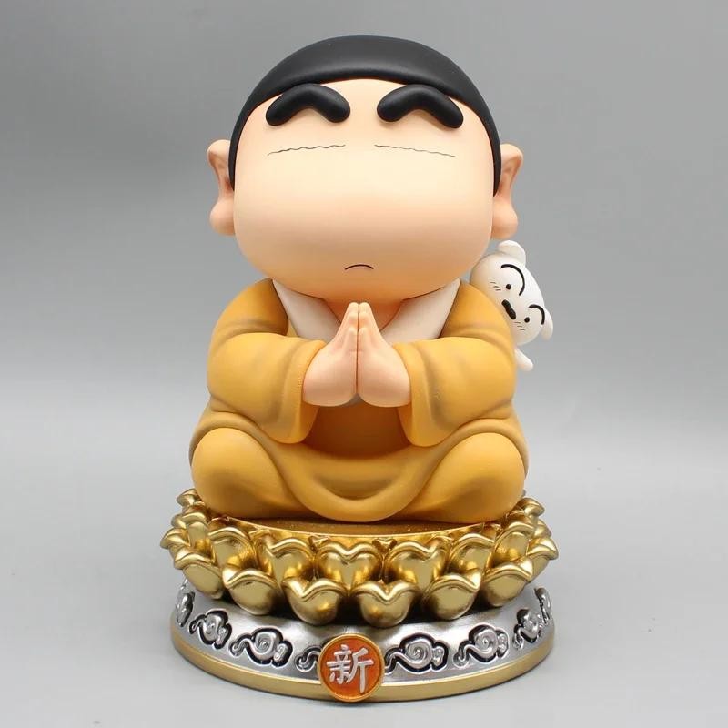 Anime Crayon Shin-chan Cos Buddha Action Figure Toys Shin Chan Figuras ...