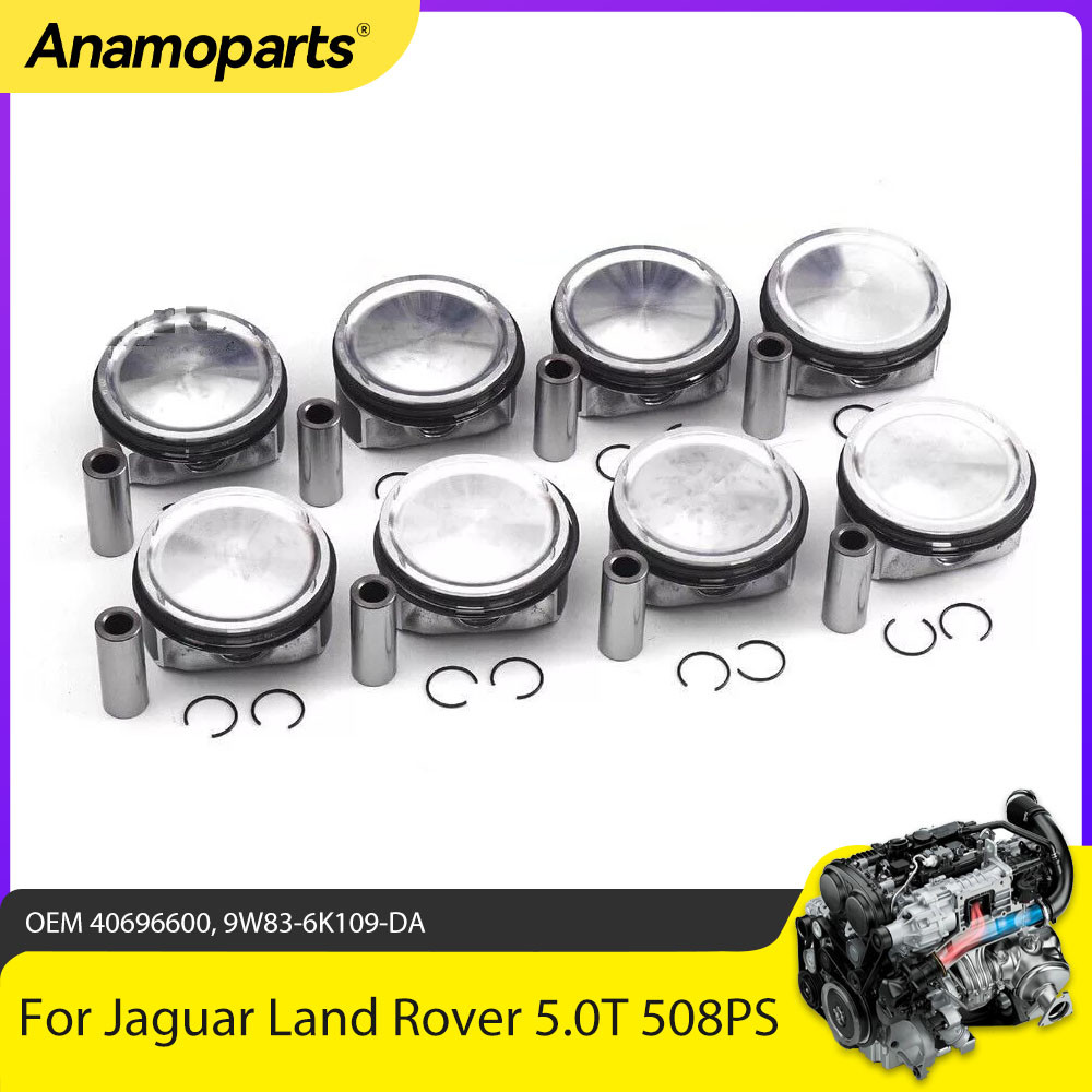 ♦Engine Pistons With Rings Set Fit 5.0 L T 508PS V8 Gas For Land Rover ...