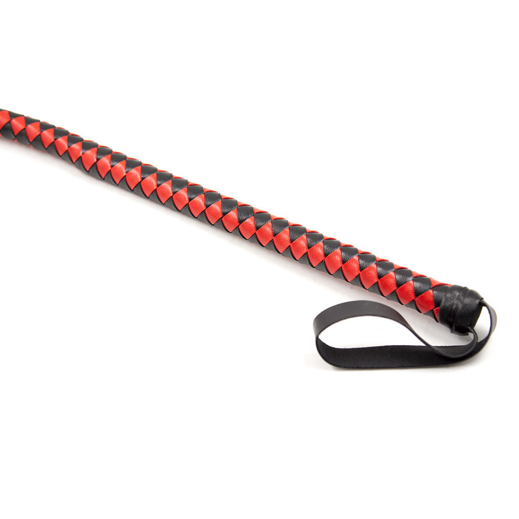 -Leather Horse Whip Bull Whip, 4 Plait Bullwhip,Color Choice: White or ...