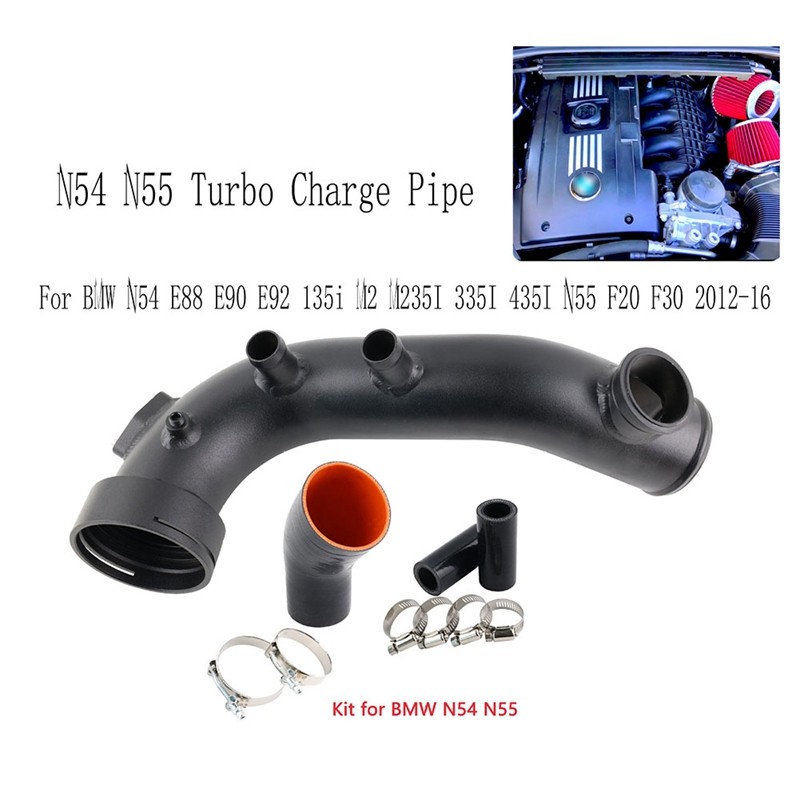 ~Car Air Intake Upgrade Kit N54 N55 Turbo Charge Pipe For BMW N54 E88 ...