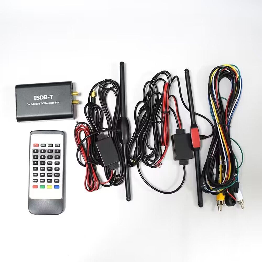 ⋌Car External Digital ISDB-T TV Box Full Seg Tuner/Antenna Receiver For ...