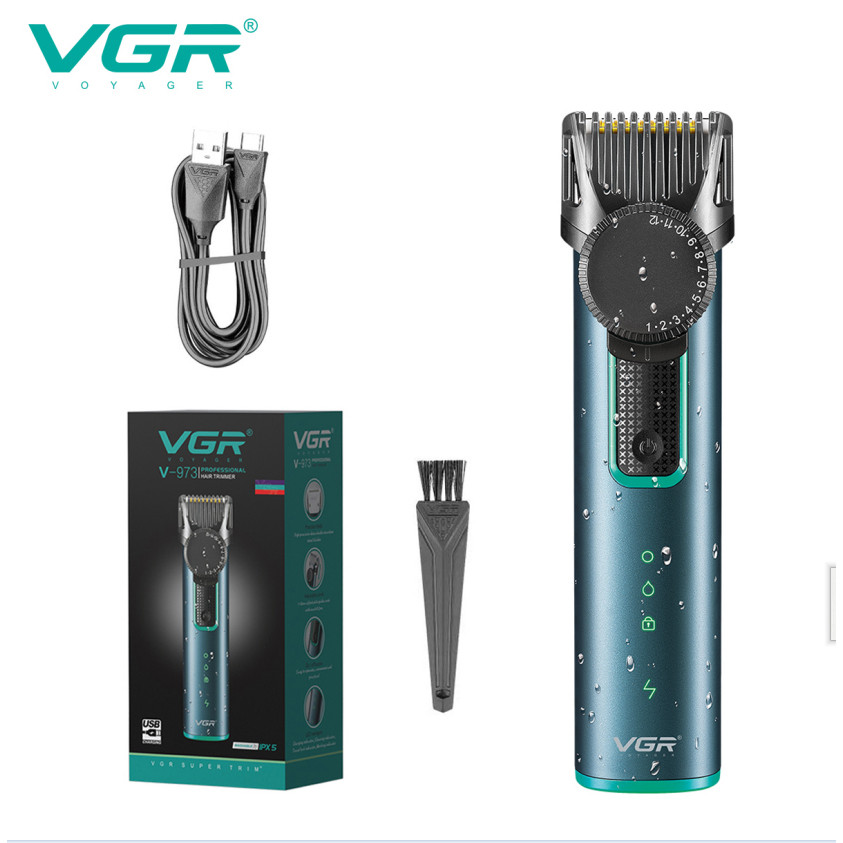 ⋌VGR V-973 Hair Cut Machine Barber Rechargeable Electric Professional ...