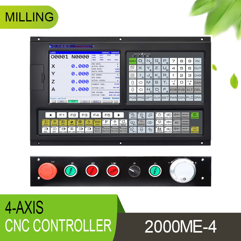High Quality CNC Controller 4 Axis Milling Machine Control System Kit ...