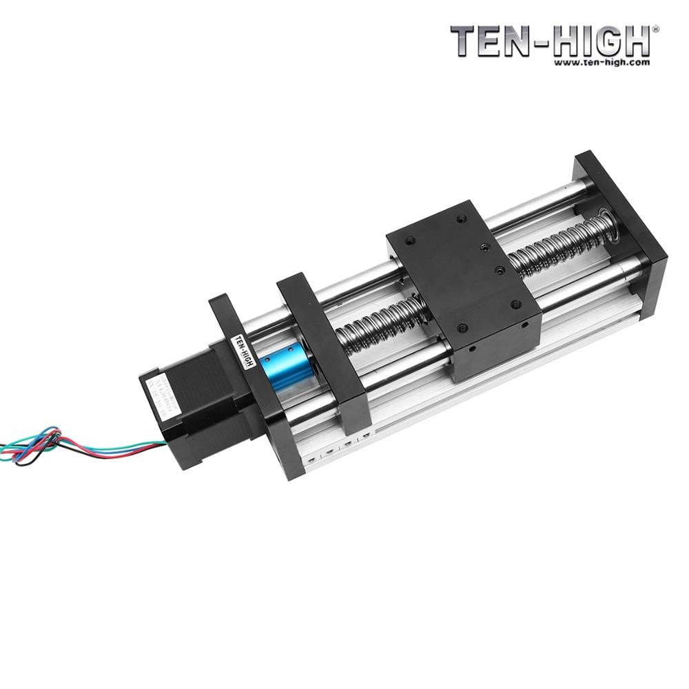 유cnc slide tableGGP ball screw SFU1204 effective travel100-600mm linear guide rail step motor 4b ...