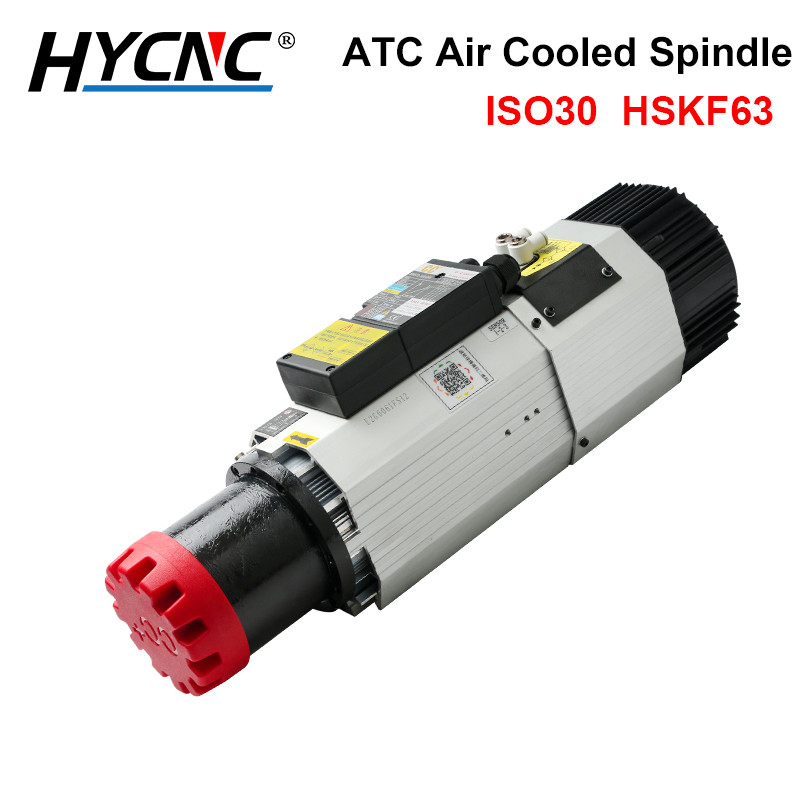 ๑7.5kw 9.0kw 12kw Automatic Tool Change Spindle ATC Air-Cooled Spindle ...