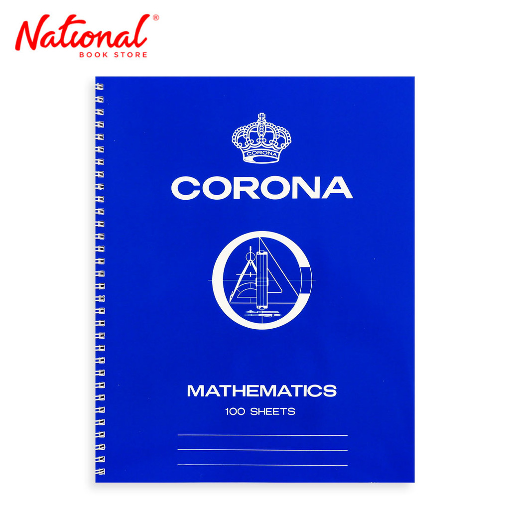 Corona Spiral Math Notebook 8.5x11 inches - School Supplies | Shopee ...