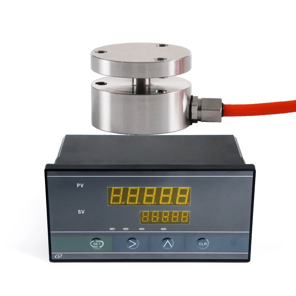☋Mini Load Cell Sensor with Indicator Display,Bellows Type Load Cell ...