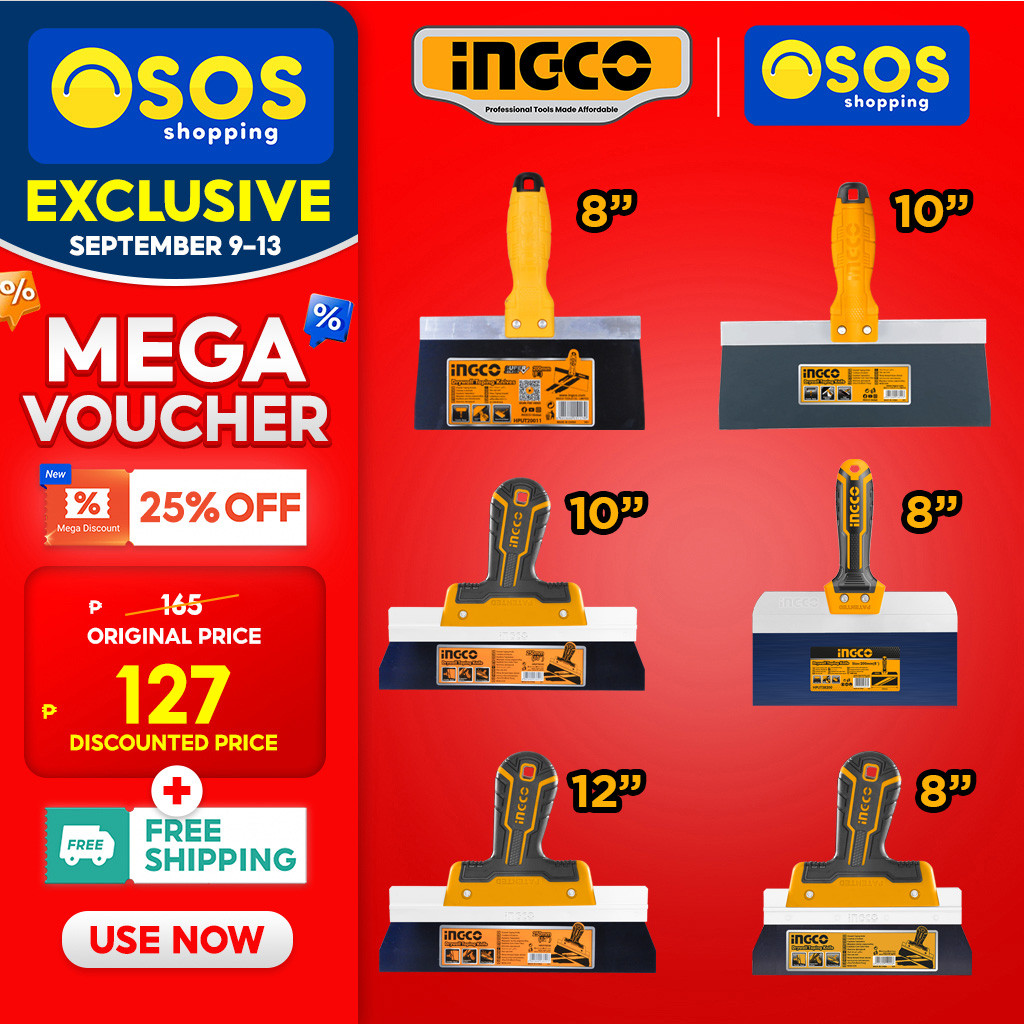 INGCO Original Drywall Taping Knife Trowel Paint Cleaner •OSOS ...