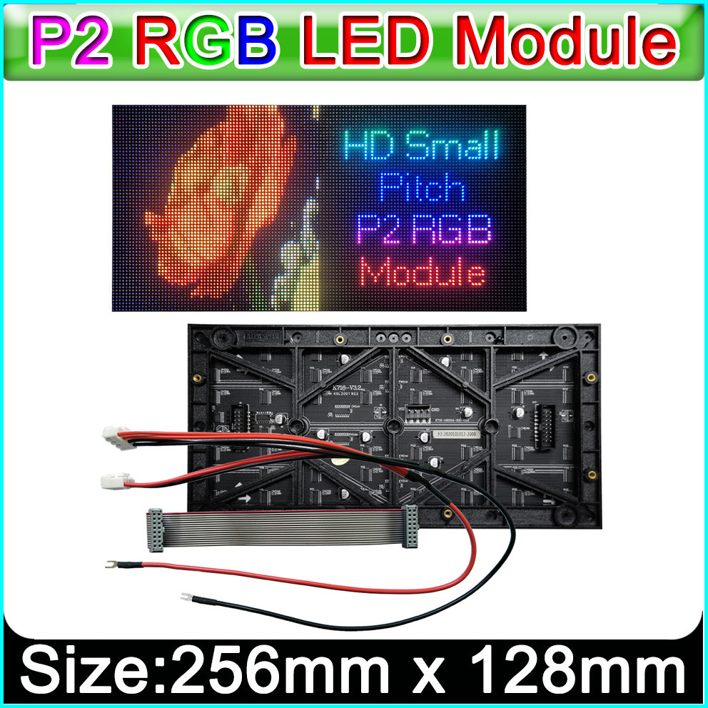 ~P2 Full Color LED Display Module,Indoor LED video wall LED matrix ...