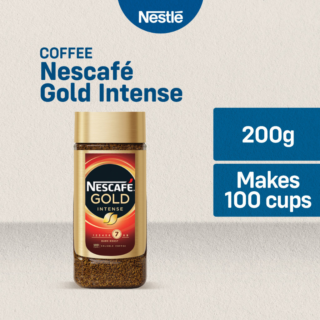 Nescafe Gold Intense Premium Instant Coffee 200g | Shopee Philippines