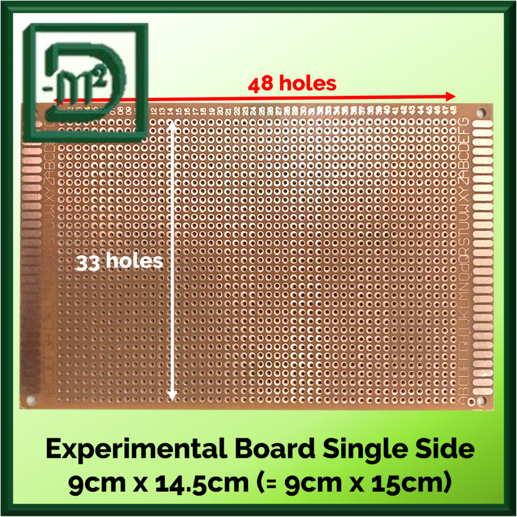 PCB Experimental Board Single Side 9cm x 15cm (Actual: 9cm x 14.5cm ...