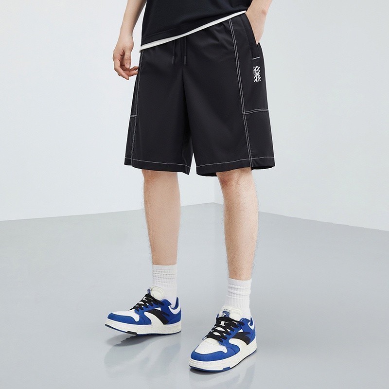 ANTA Men Basketball Shorts Moisture-Wicking Quick-Dry Breathable Thin ...