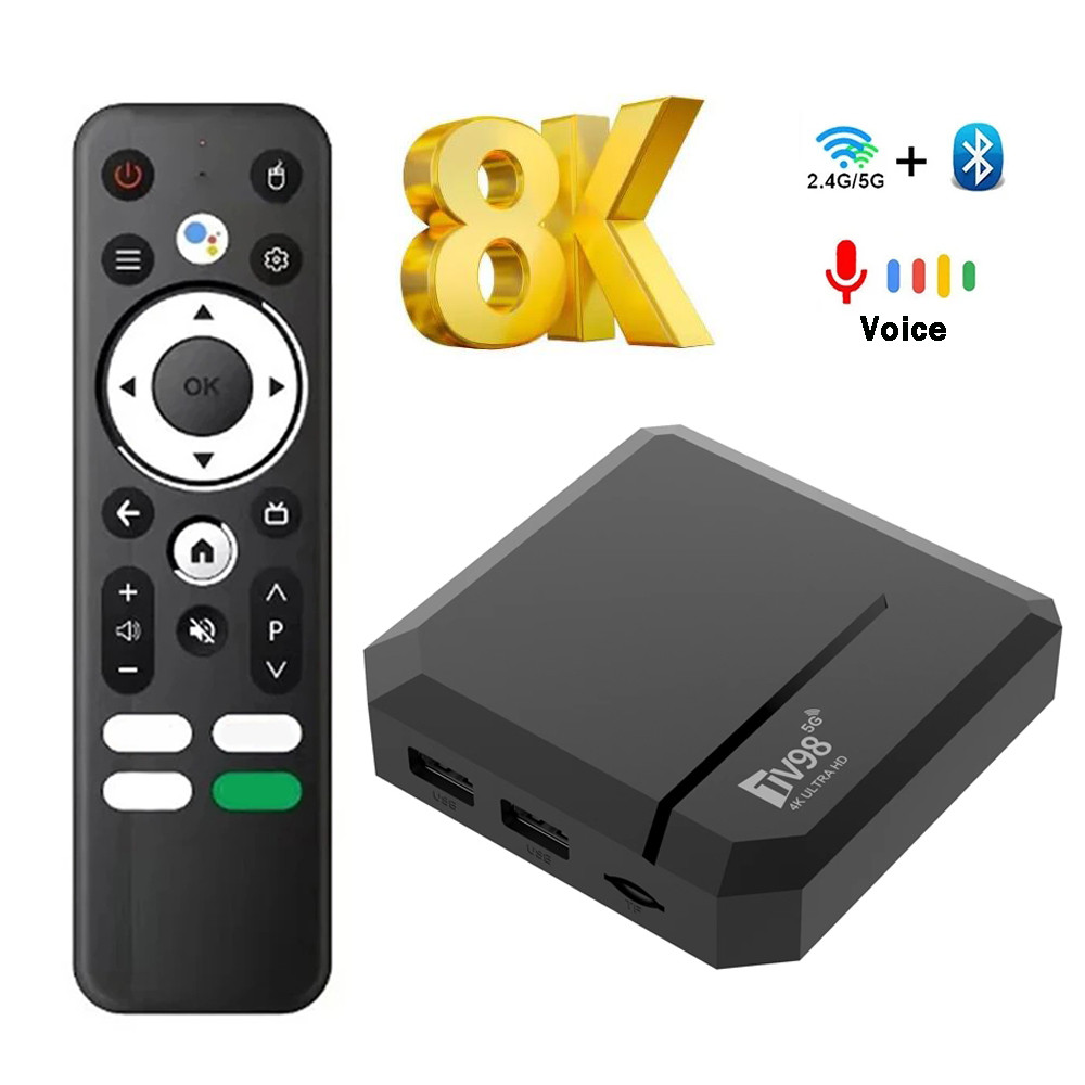 TV98 BT TV Box Android 12 Allwinner H313 Quad Core 8K HD Android TV Box ...