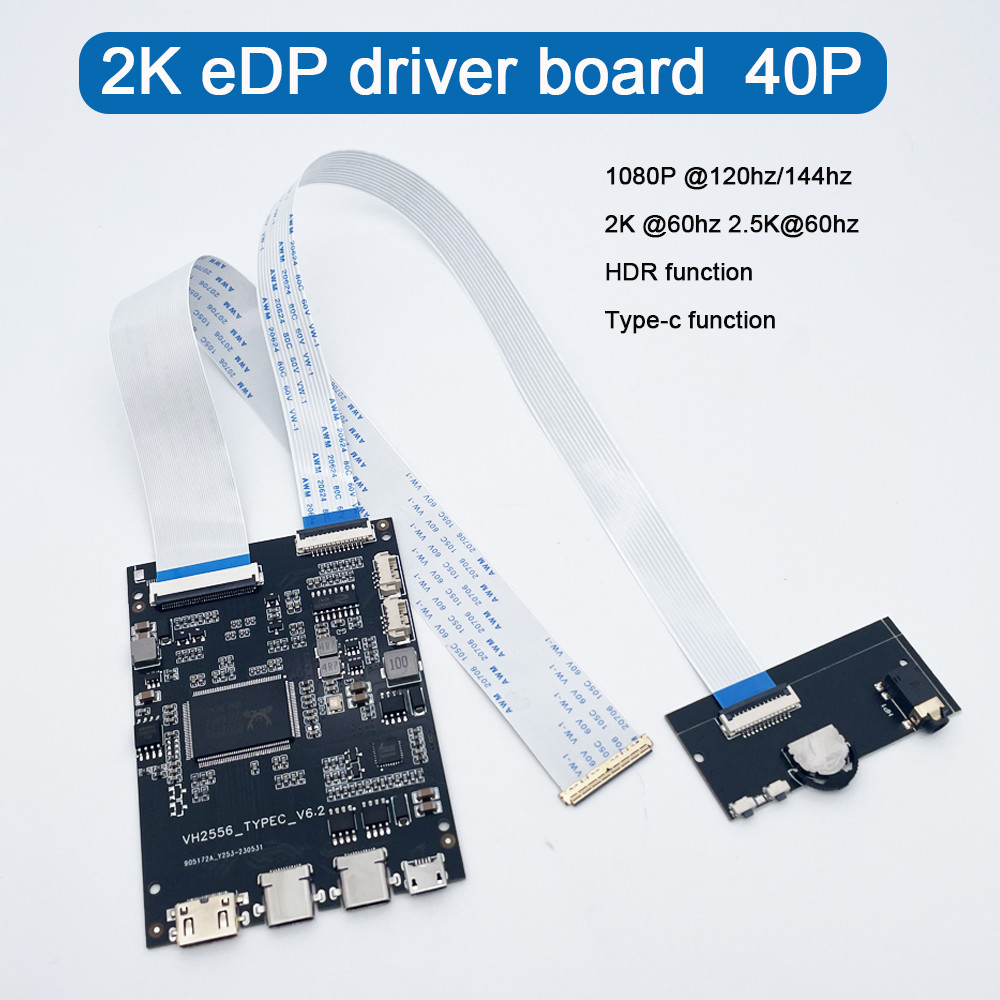 -2K eDP driver board for 1080P 120hz/144hz 2K 60hz screen mini HDMl ...
