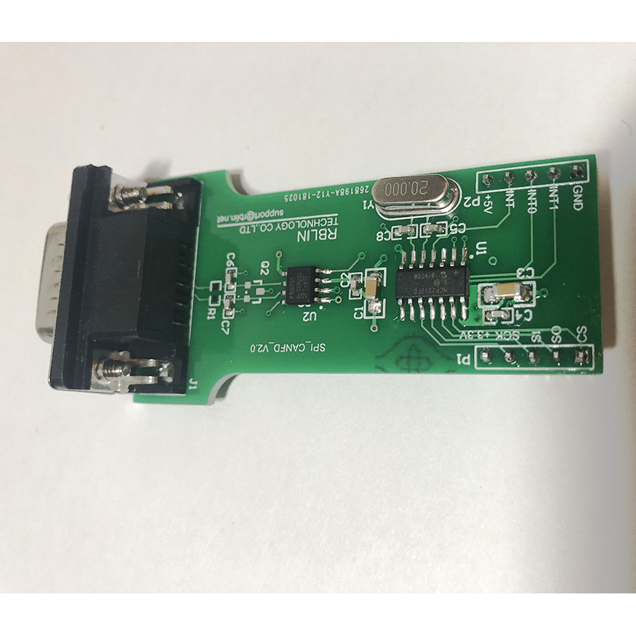 CAN FD bus network module SPI interface MCP2517FD source code (pic ...