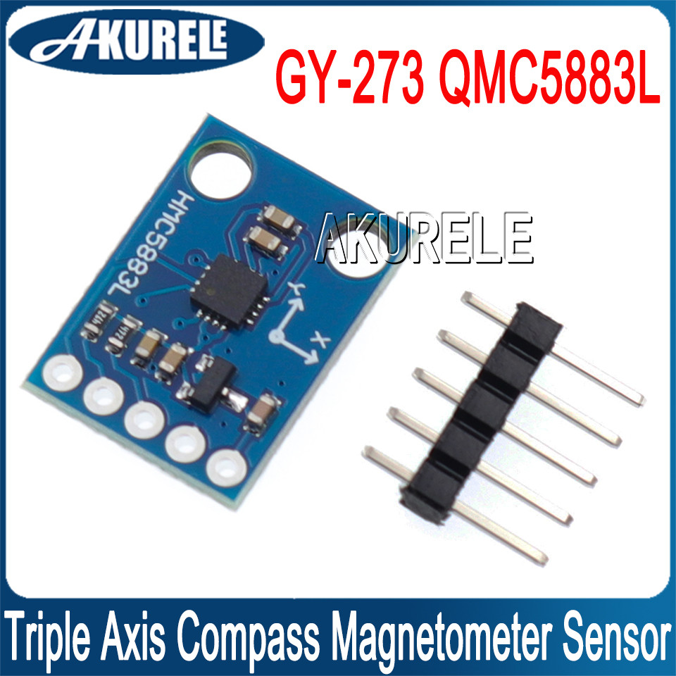 GY-273 QMC5883L Triple Axis Compass Magnetometer Sensor Module 3Axis Magnetic Field Sensor Elec ...