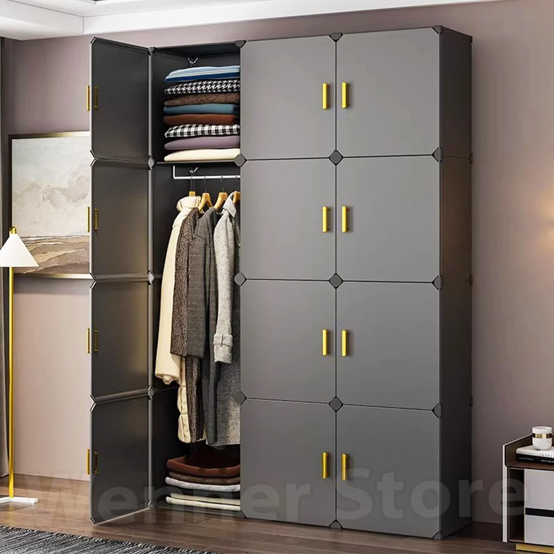 Wenner 14 Doors Wardrobe Cabinet Clothes Closet Heavy Duty Cloth ...